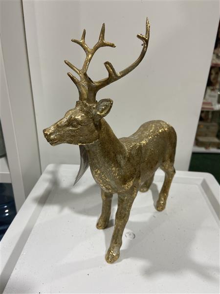 Reindeer gold large standing